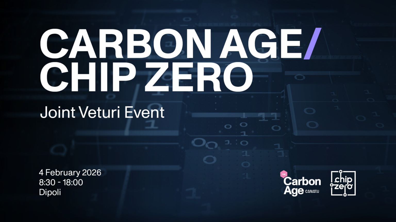 Canatu & Applied Materials are organizing a Joint Veturi Event - Carbonage